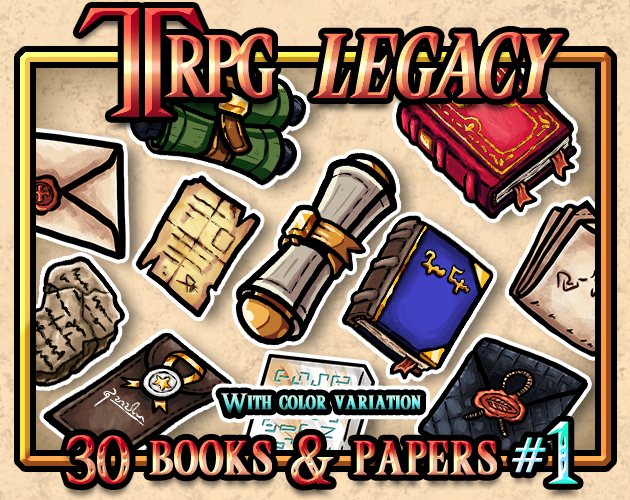 TTrpg Legacy - Books and Papers #1 by Ddant1100