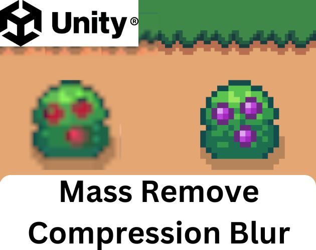 Mass Remove Compression Blur Tool by musclecrampstudio