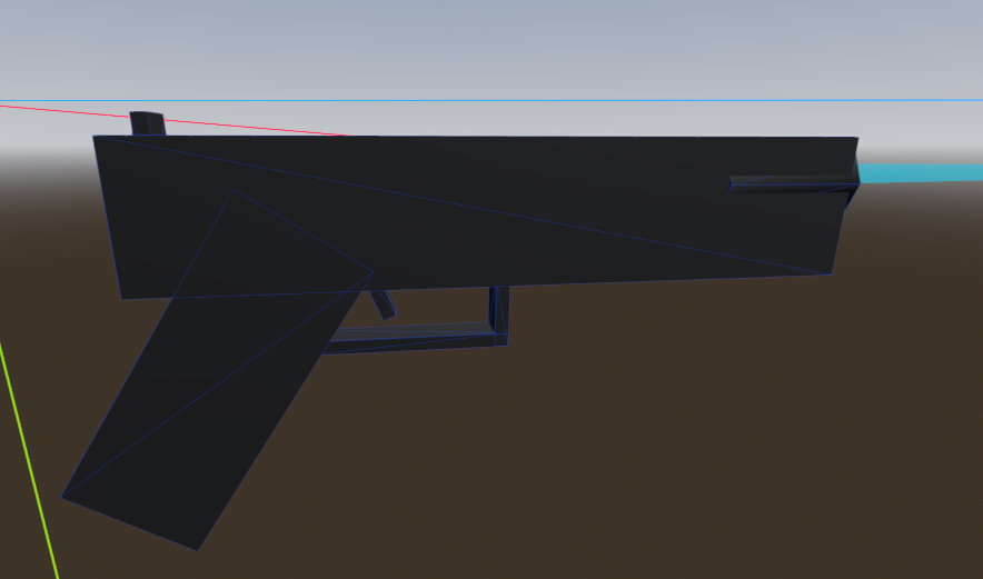 3D Glock asset for Godot by LuciferatW0rk