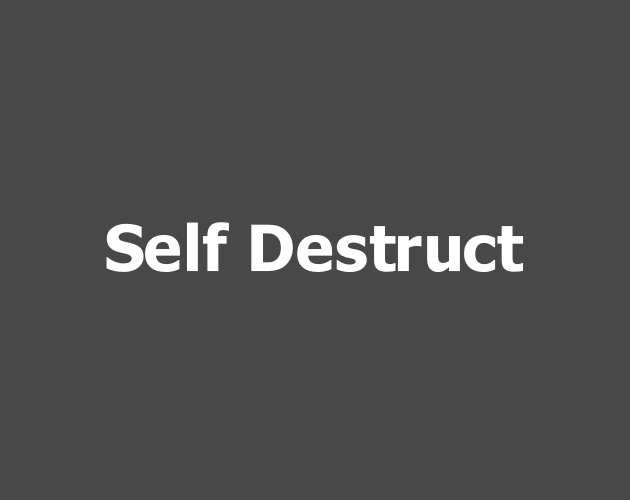 Self Destruct by PivotCat