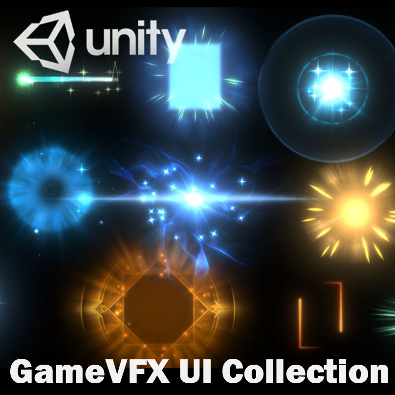 Unity Game VFX - UI Glow Collection(URP) by Eric Wang_Unity VFX Artist