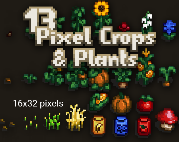Pixel Crops and Plants by Artimus
