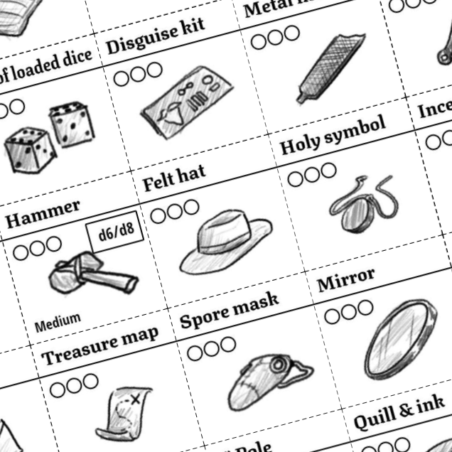 Mausritter background items by Marum