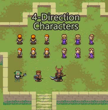 2D Pixel Art RPG Character Asset Pack by xunzhaogangwan