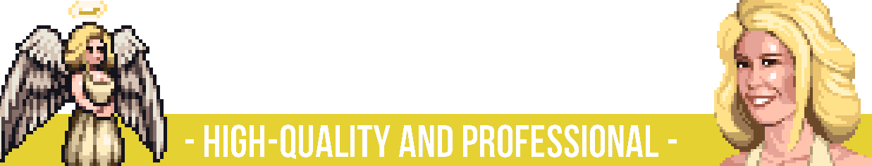 Pixel Art Angel Character - 2D Sidescroller by GandalfHardcore