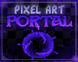 Pixel Art Fantasy Animated Portal by Frostwindz