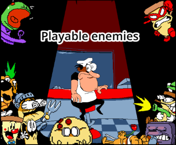 Pizza Tower mod : Playable Baddies/Enemies by CoolPepper