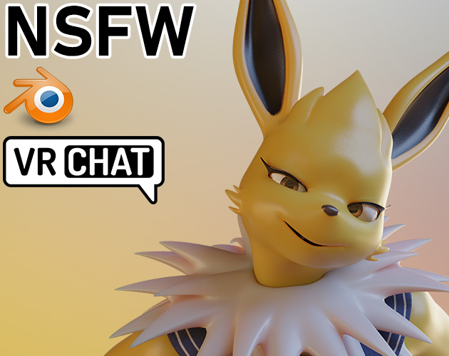 Eeveelution - Jolteon (Blender + VRChat) by TheHiddenMask18