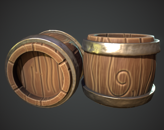 Stylized Cute Barrel by Egideon
