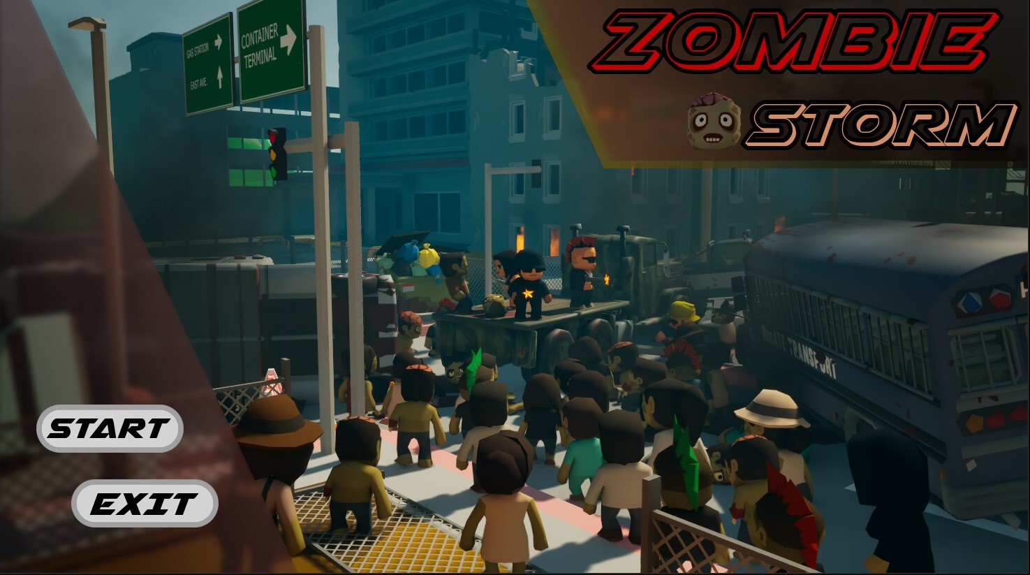 Zombie Storm by Sakanull