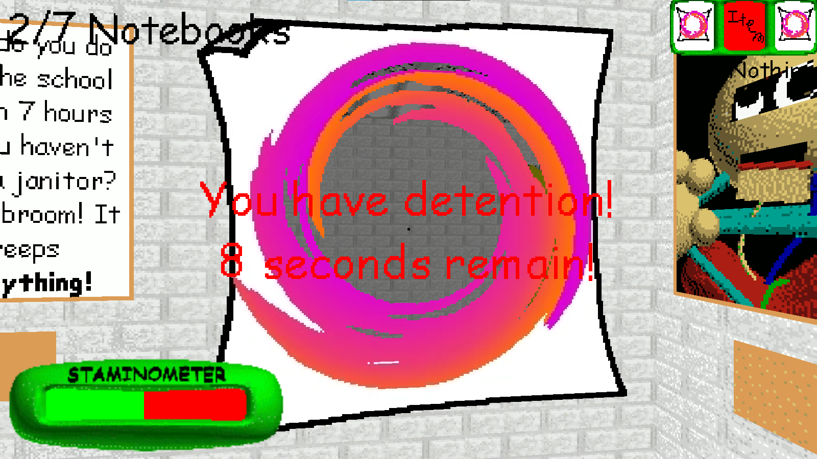 Baldis Basics Classic With Portal Posters!! by baldimodder222222222