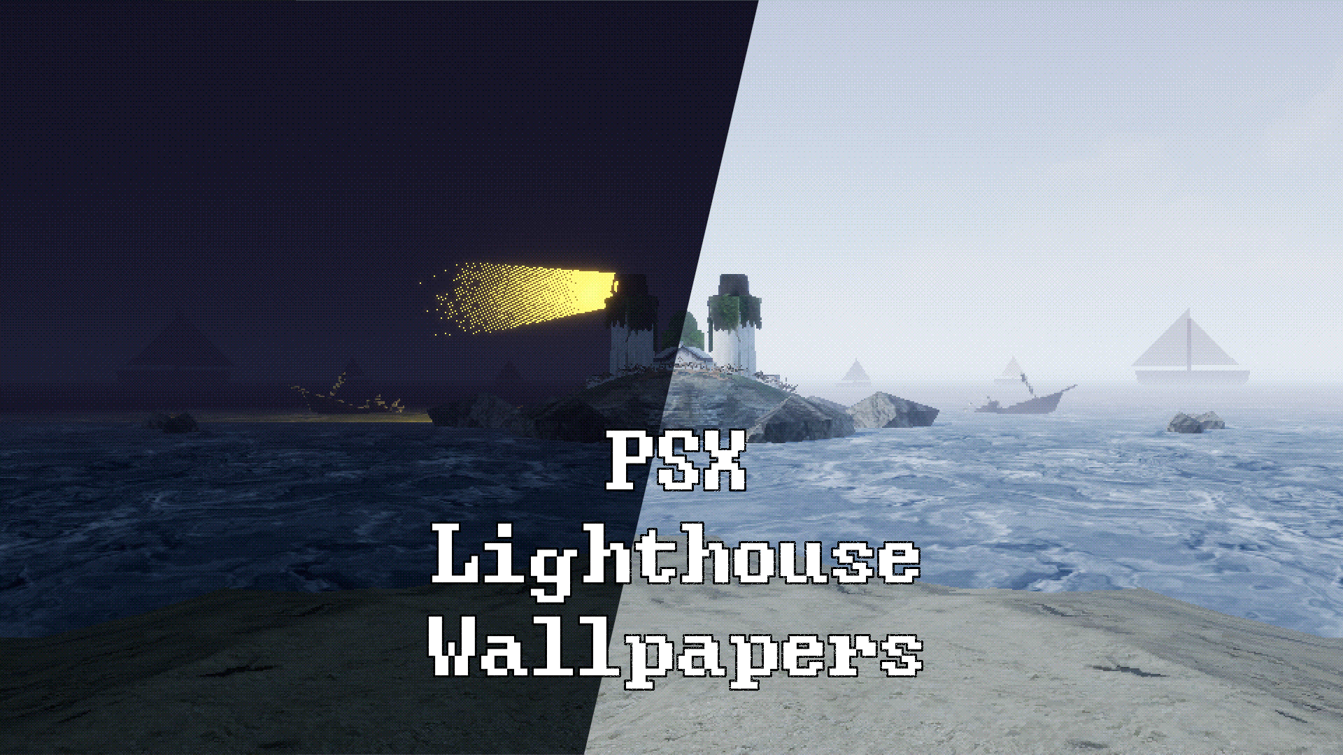 PSX Lighthouse Scene Wallpapers by Jango Mango