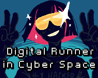 Digital Runner in Cyber Space by romeosdaydream
