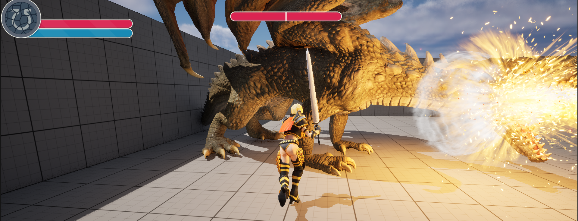 Boss Fight Prototype by Skoll1470