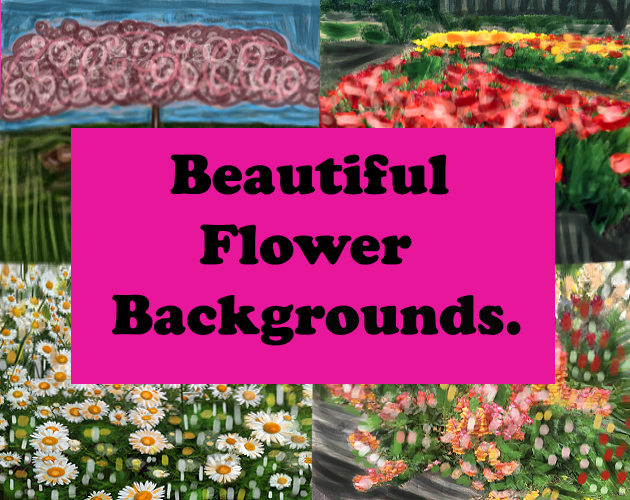 Beautiful Flower Backgrounds by Pixelyarn