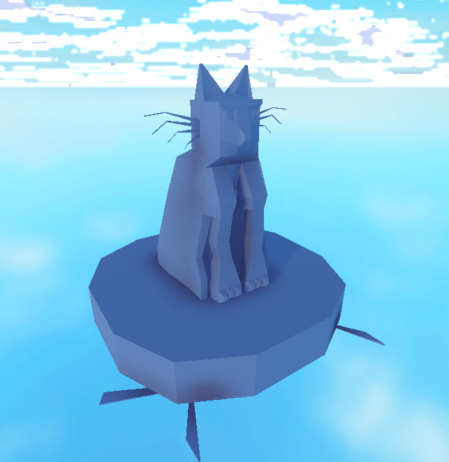 Roomba cat OBJ file by AKS Productions