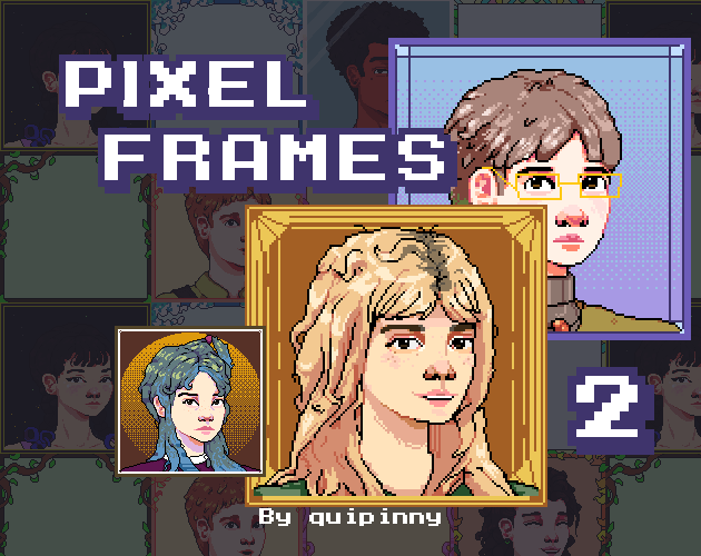 Pixel Art Frames 2 by quipinny