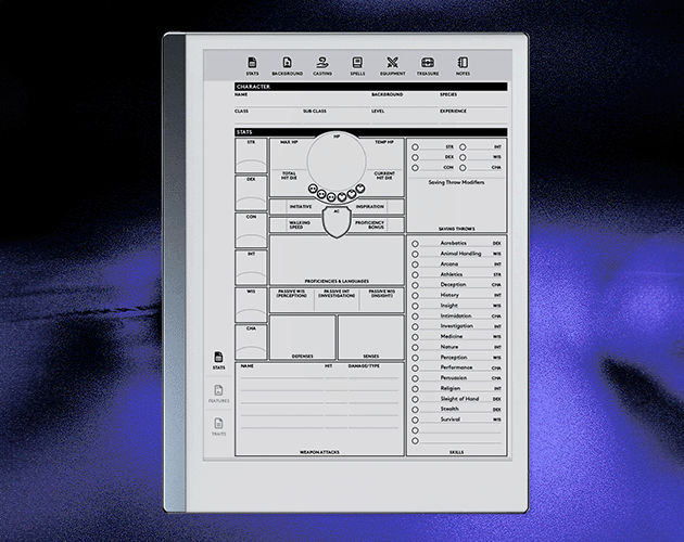 Remarkable D&D 5e/5r Character Tome by Revivify Games