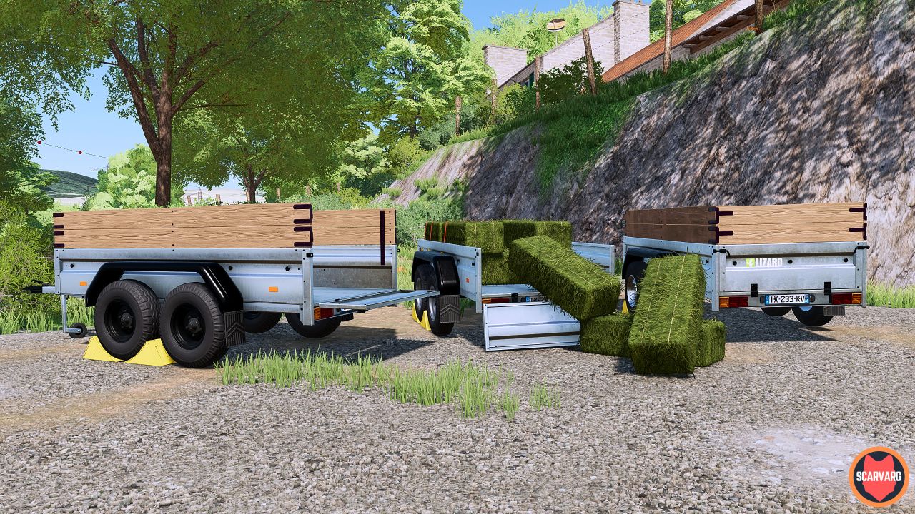 FS22 Lizard Car Trailer (Simple IC) by Scarvarg