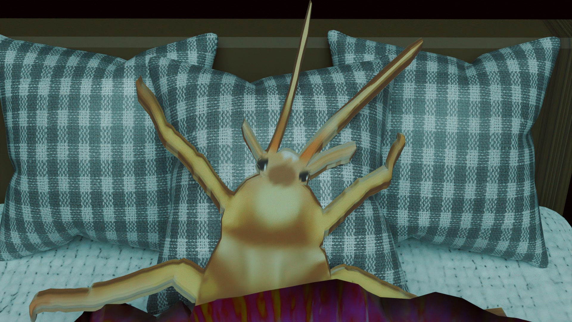 The Metamorphosis (cute roach) 12k Render by Chowie051