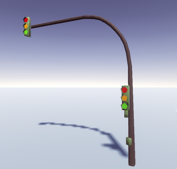 Unity TrafficLight 3D High,Medium,Low by NickaruXE