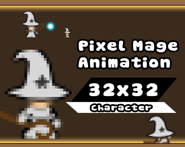Pixel Mage Character by lotus_garden