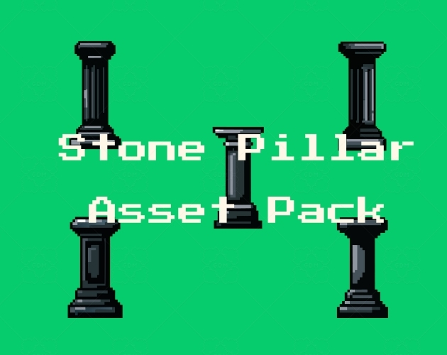 Stone Pillar Pixel Art Pack by Fire Mage Studio