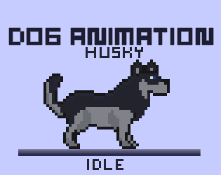 Dog Pixel Animations - Husky by ToffeeCraft