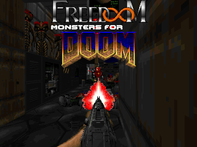 Freedoom monsters for Doom by 392doomer