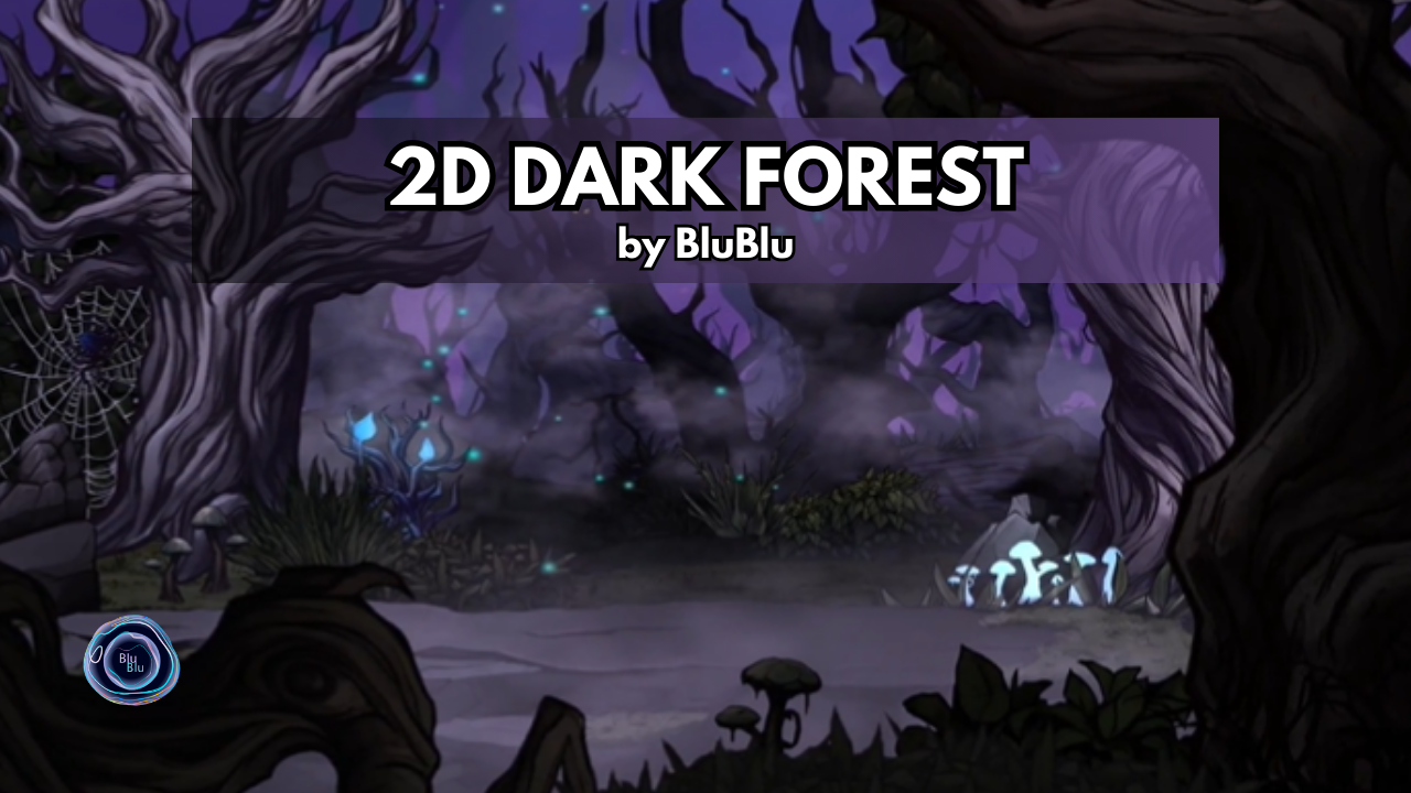 2D Platformer Dark Forest Asset Pack by BluBlu Games