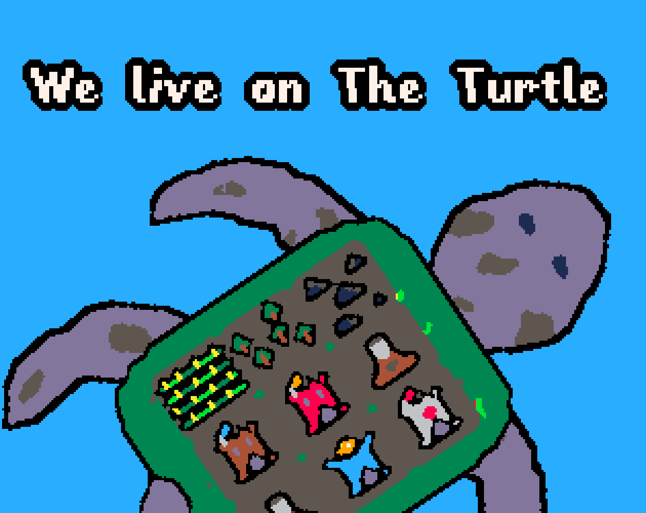 We live on The Turtle by Huginn Hrafn for Tavern Game Jam - Autumn '24 - itch.io