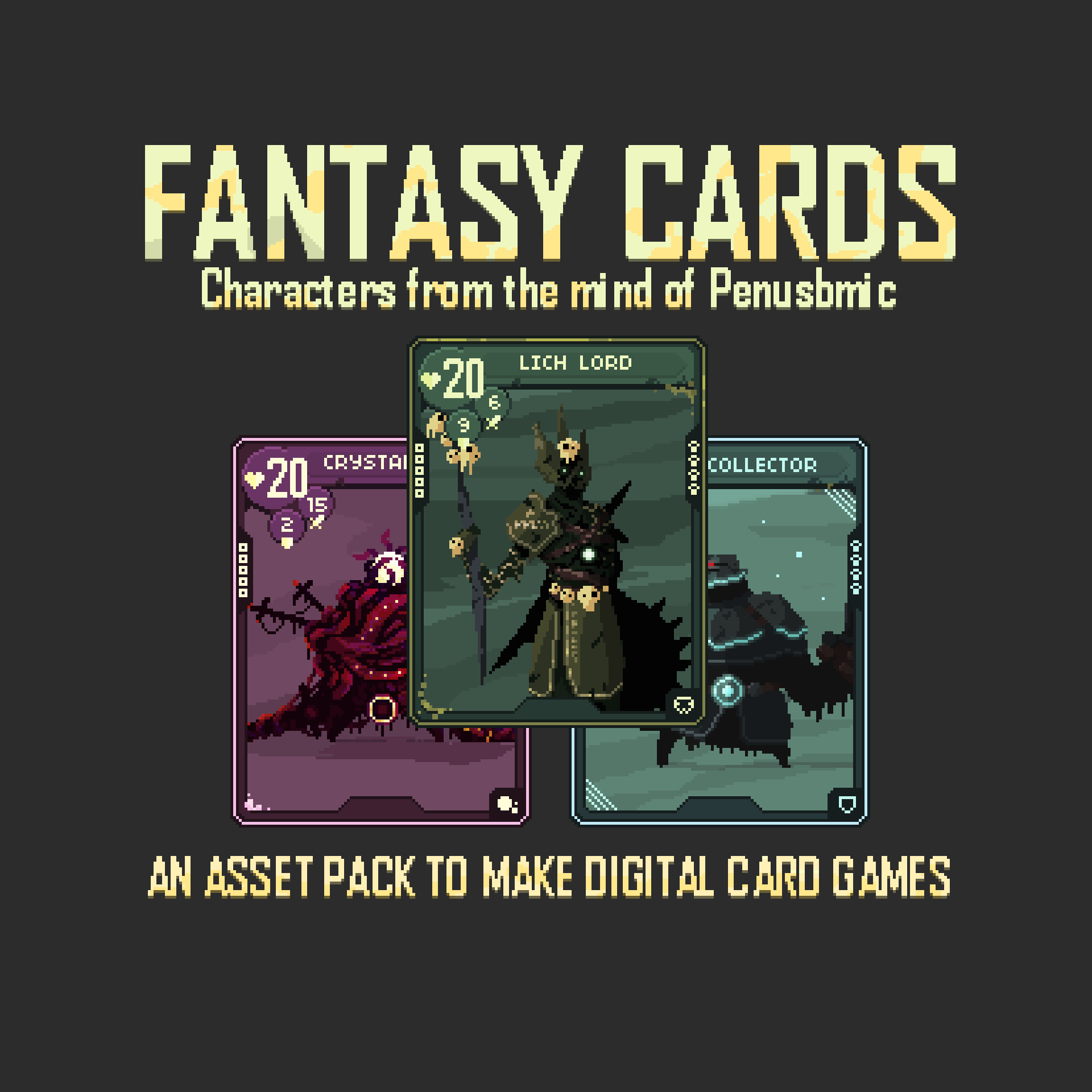 Fantasy Cards Asset Pack by Penusbmic