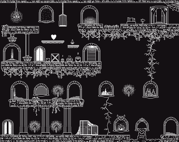 1bit Dungeon Tileset - 2D Platformer by CowboyBitpop