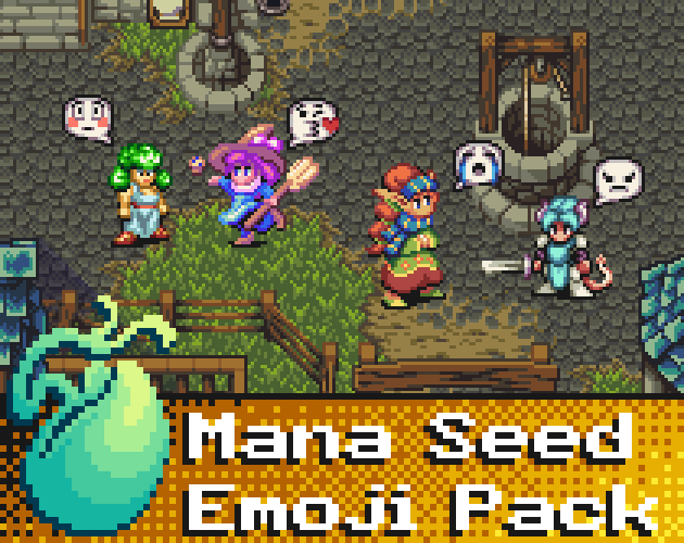 Pixel Art Icon Sprites - Emoji Pack by Seliel the Shaper