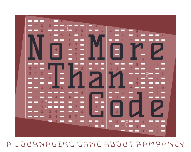 No More Than Code By Deric Bindel