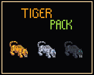 2d Animated pack of wild animals by DevGamePiccolo - itch.io