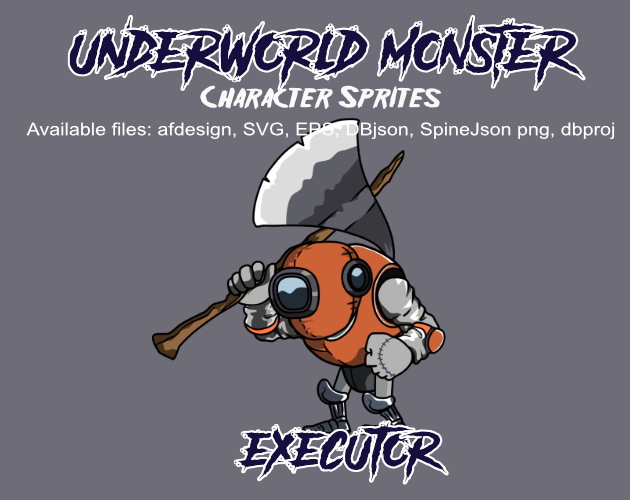 The Underworld monster, The Executor character sprite by wahyuprot