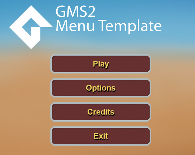 GMS2 Menu Template by Boaan
