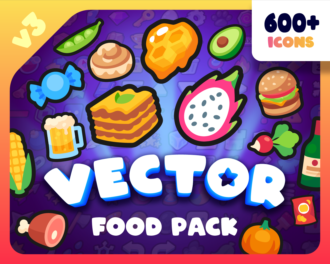 Vector Food Pack by RhosGFX