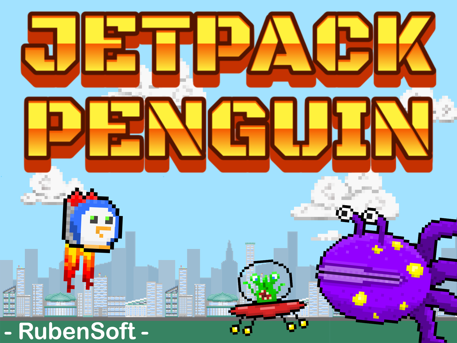 Jetpack Penguin by RubenSoft