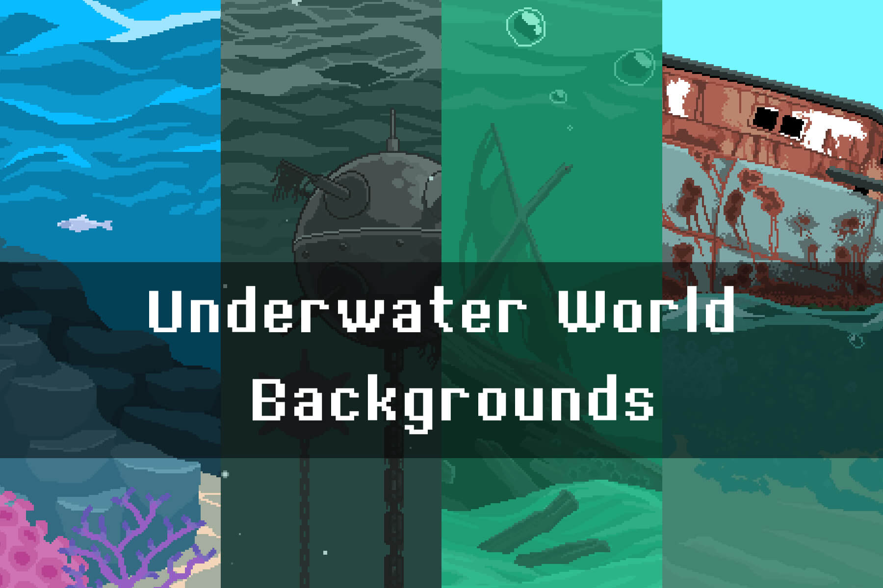 Comments - Free Underwater World Pixel Backgrounds by Free Game Assets ...