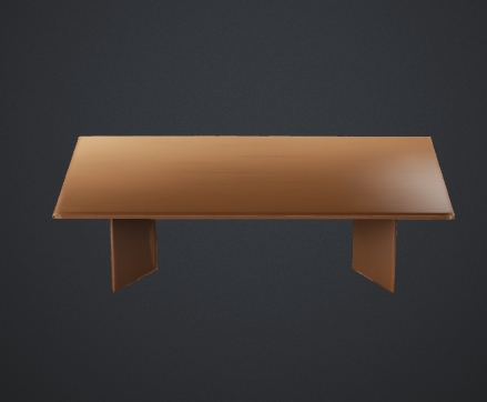3D table model by GameAssetsPro