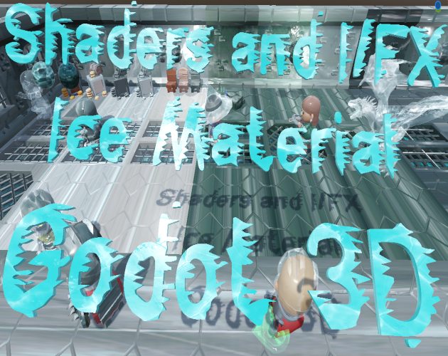 Godot 3D Ice Material Shaders and VFX by Dragonforge Development