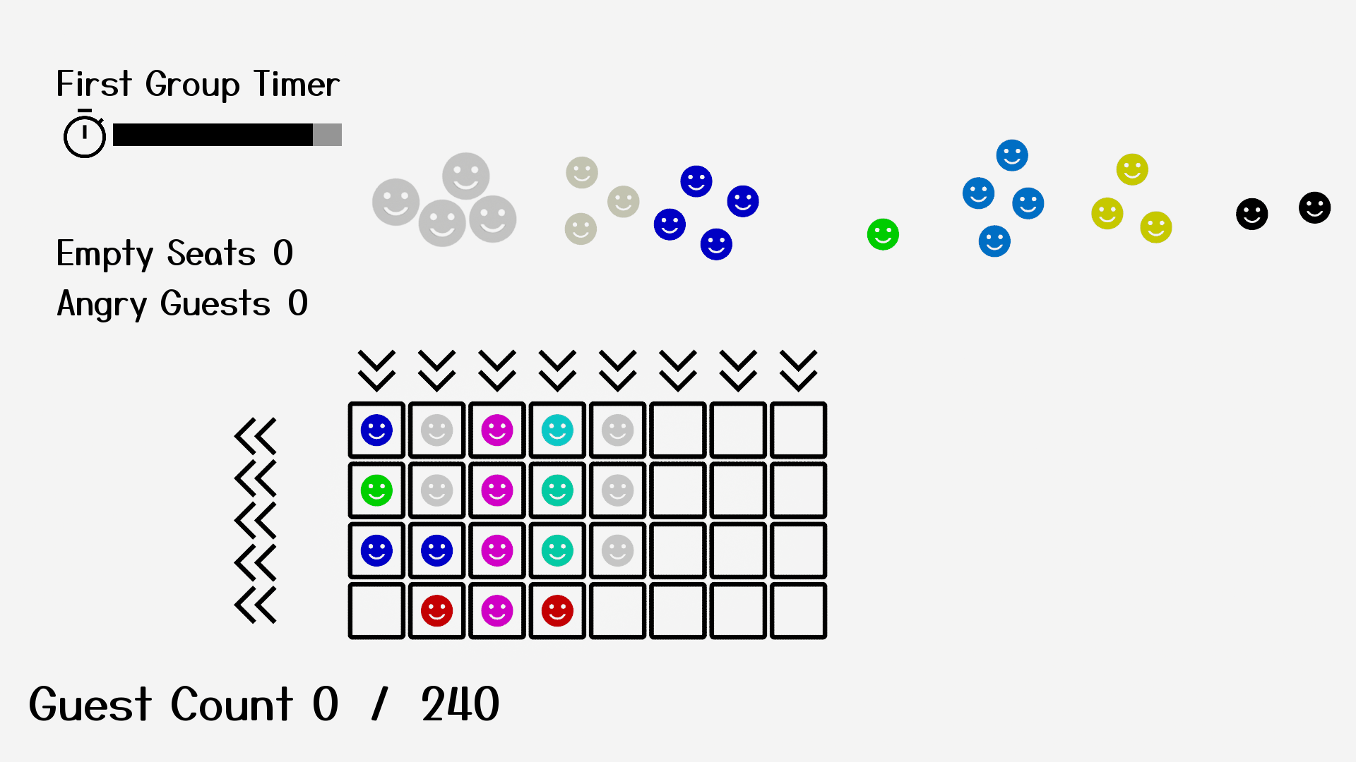 Ride Grouping Game by hirokichi0623