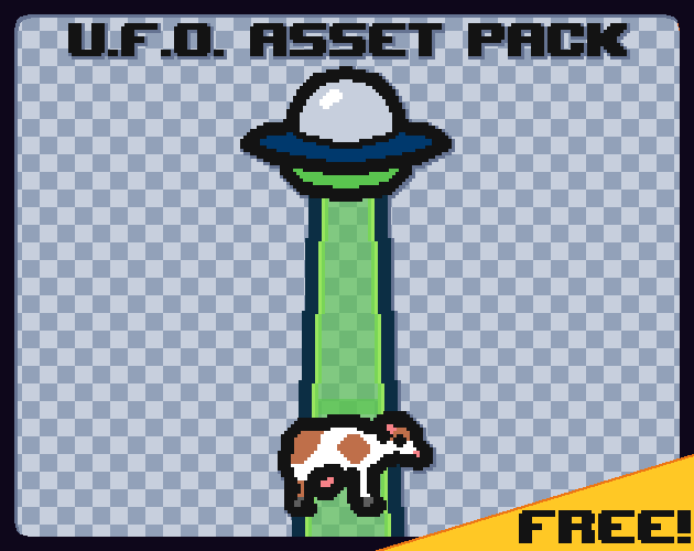 U.F.O. Asset Pack by Hat Tap Games, pixelqube