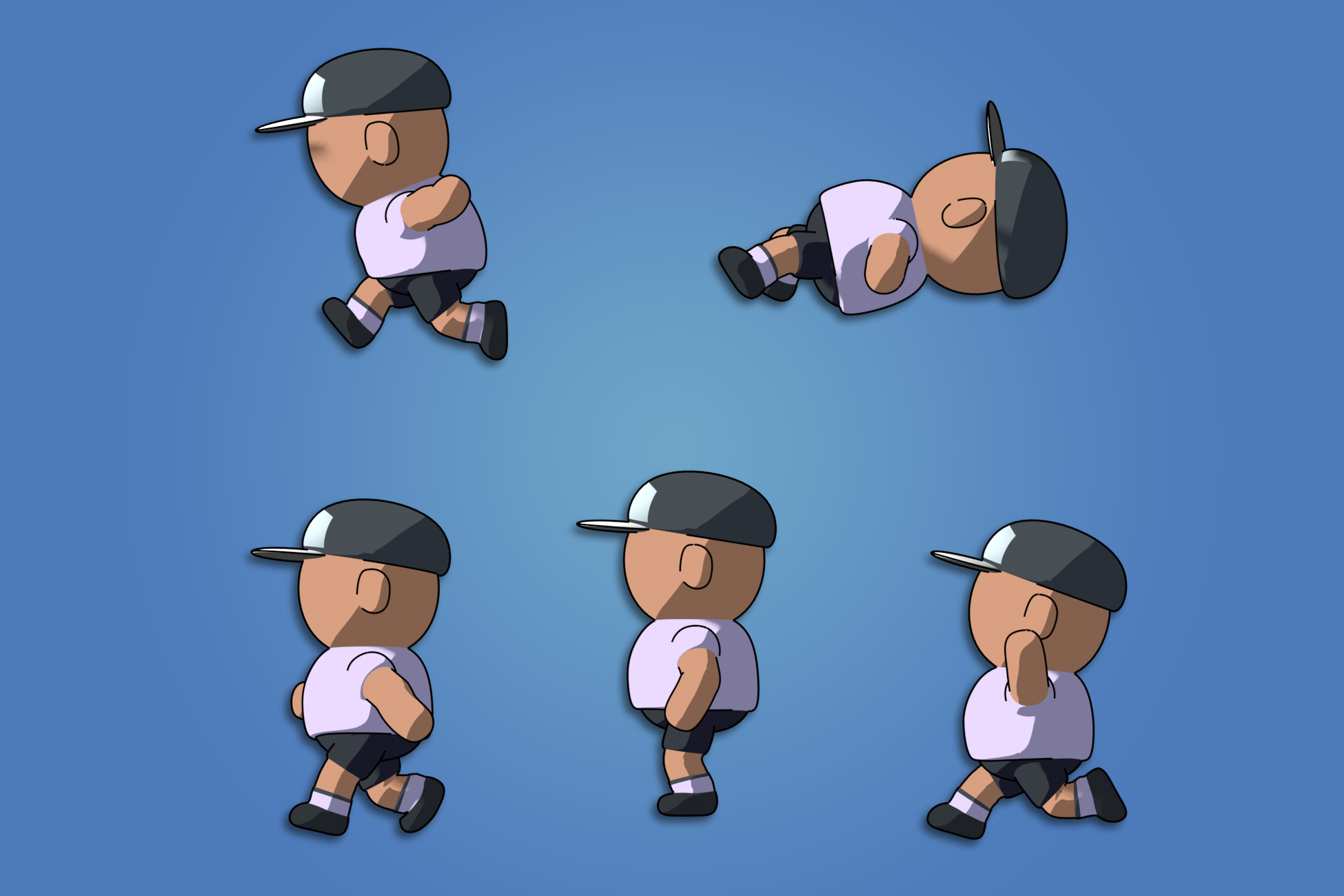 Platformer Character Animated by Wabsa_kh