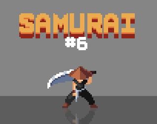 Samurai #6 2D Pixel Art by Mattz Art