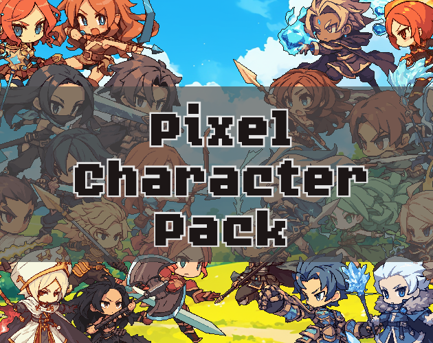 Pixel RPG Character Sprites Pack by MasuOne