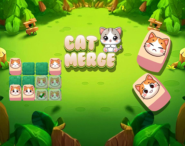 Cat Merge by Gamelauncher.net