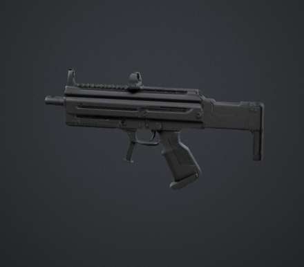 3D UMP45 gun by GameAssetsPro